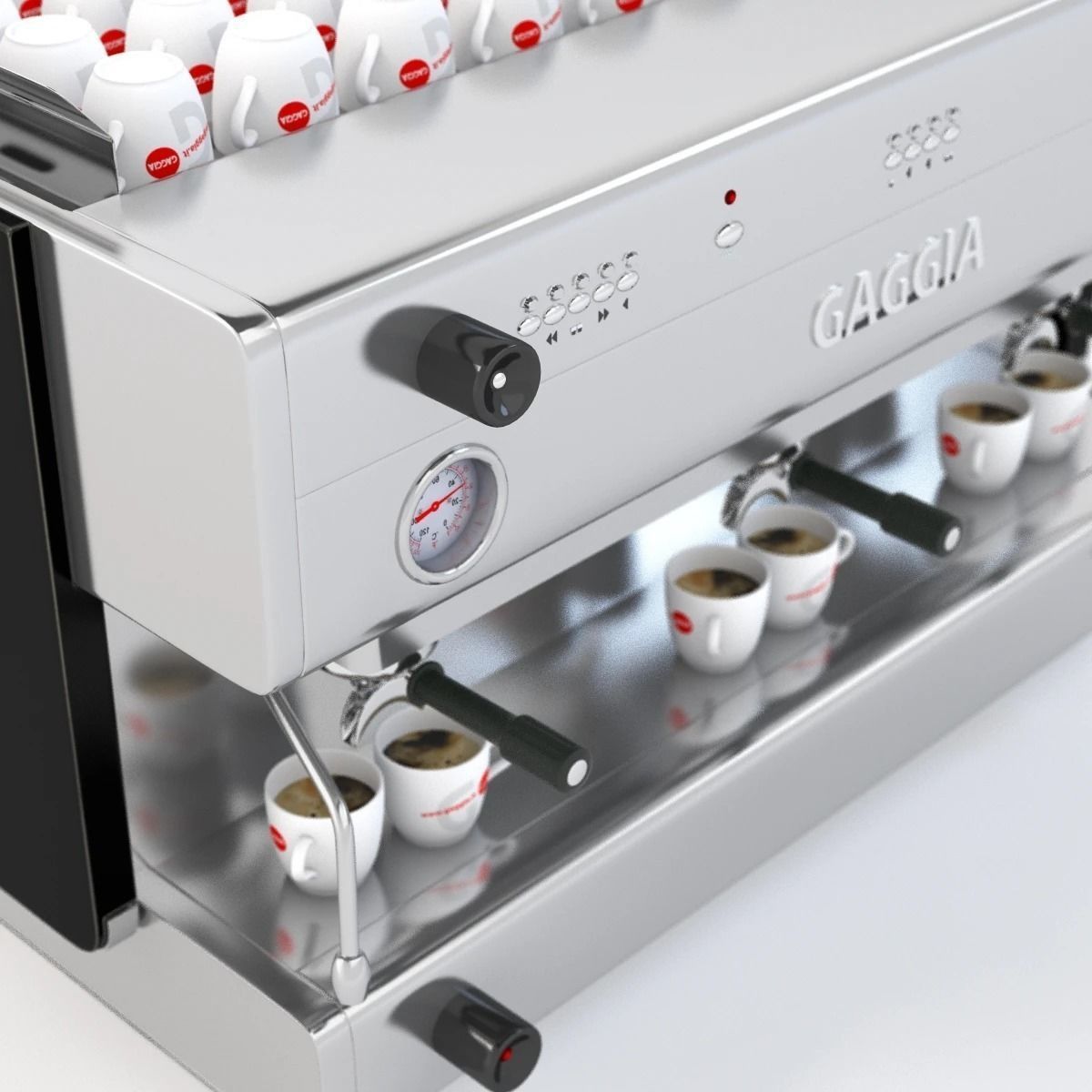 Gaggia Commercial Coffee Machine 3D model | CGTrader