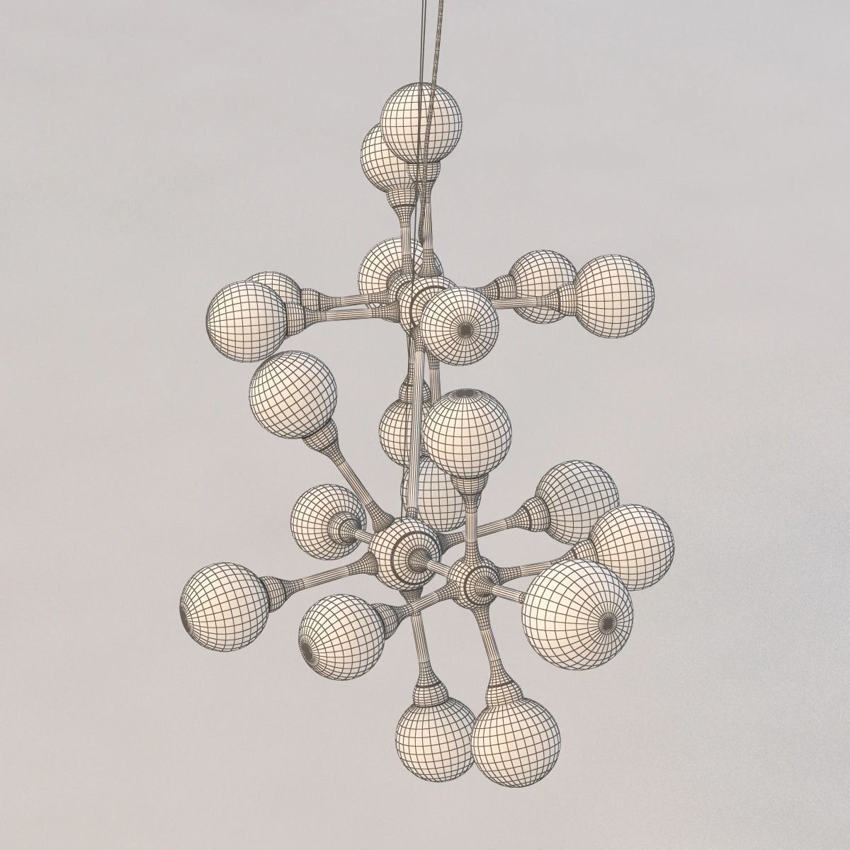 Element Chandelier 3D model | CGTrader
