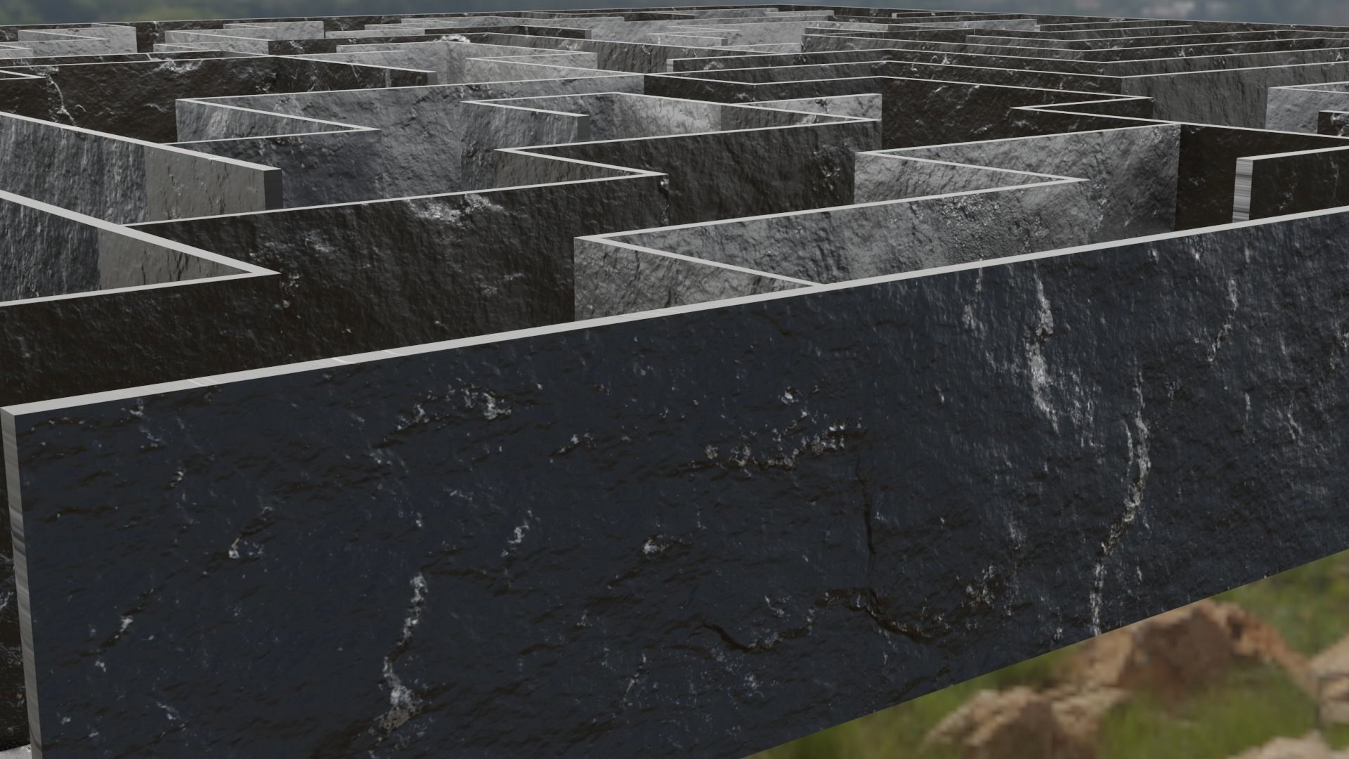 Sci fi Maze 3D model | CGTrader