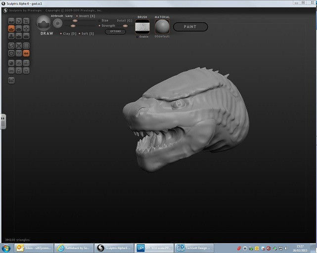 Godzilla Head free 3D model | CGTrader