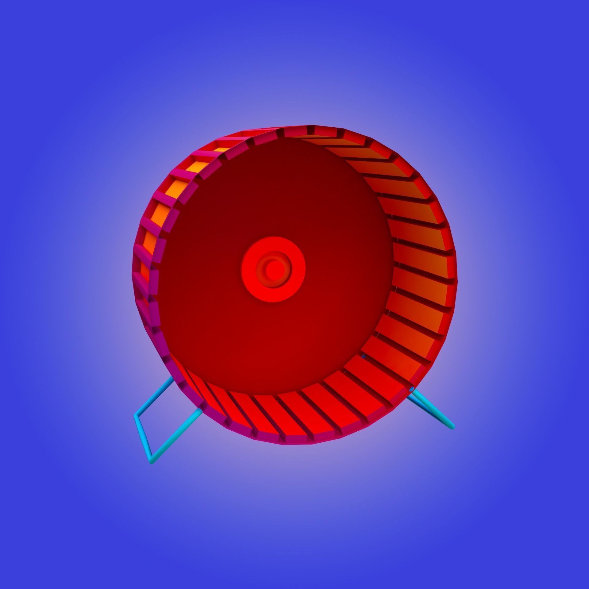 3D model Hamster wheels 6 different shapes VR / AR / low-poly | CGTrader