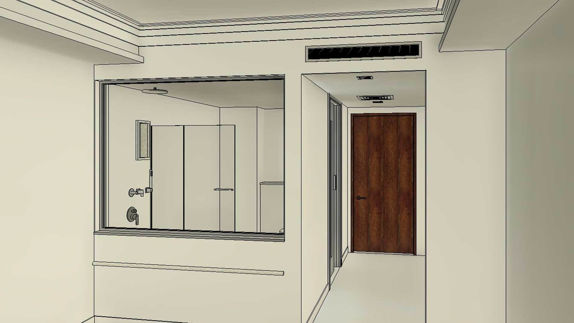 Plain Fixed Window Revit Family 3D model | CGTrader