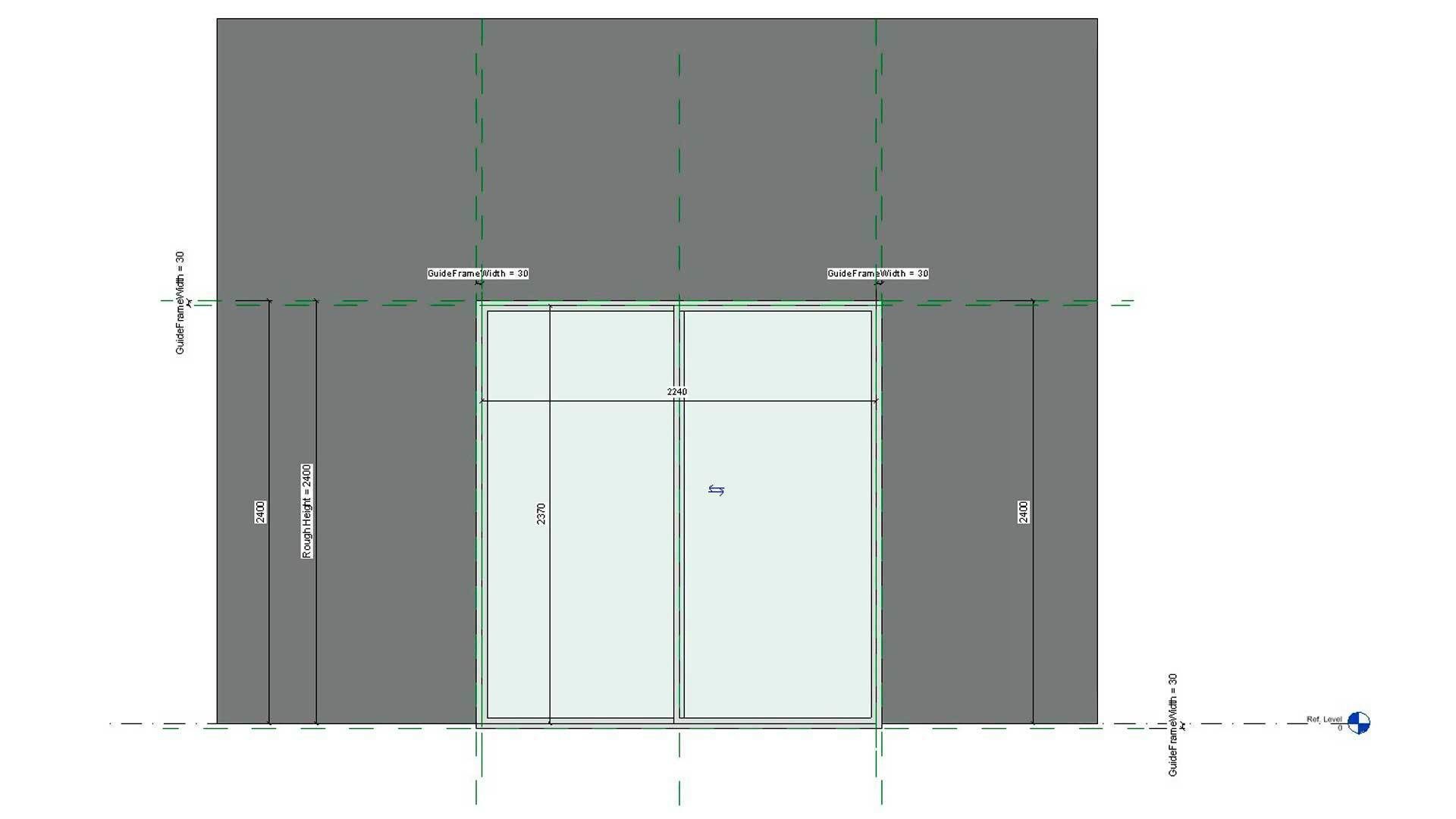 Double Sliding Balcony Door Revit Family 3D model | CGTrader