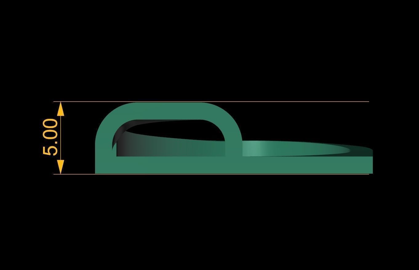 alphabet ring letter P 3D model 3D printable | CGTrader