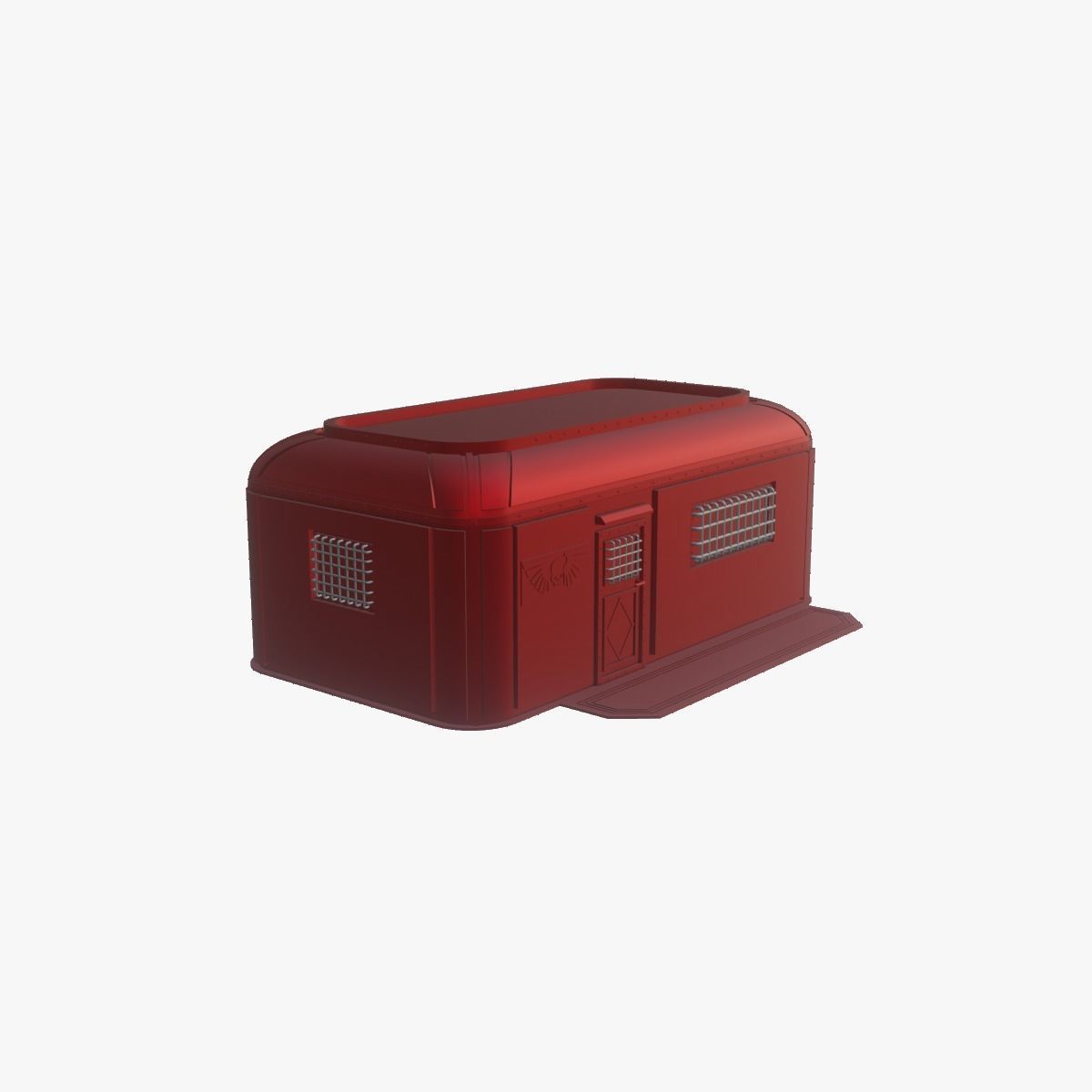 Imperial Guard Military Barrack 3D model 3D printable | CGTrader