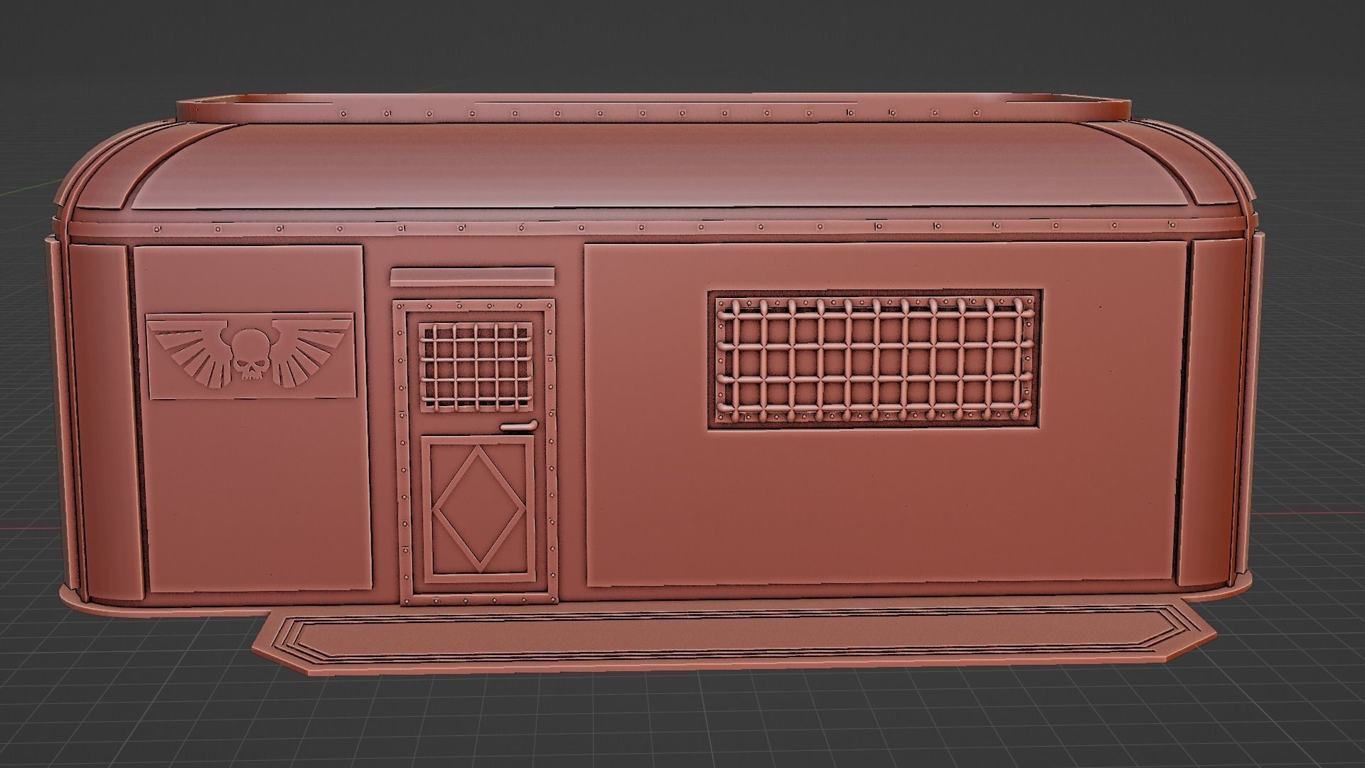 Imperial Guard Military Barrack 3D model 3D printable | CGTrader
