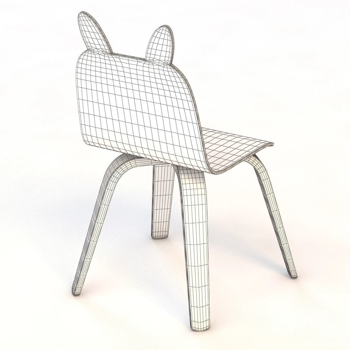 Oeuf Rabbit Play Chair 3D model | CGTrader