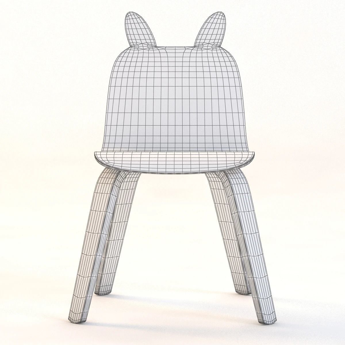 Oeuf Rabbit Play Chair 3D model | CGTrader