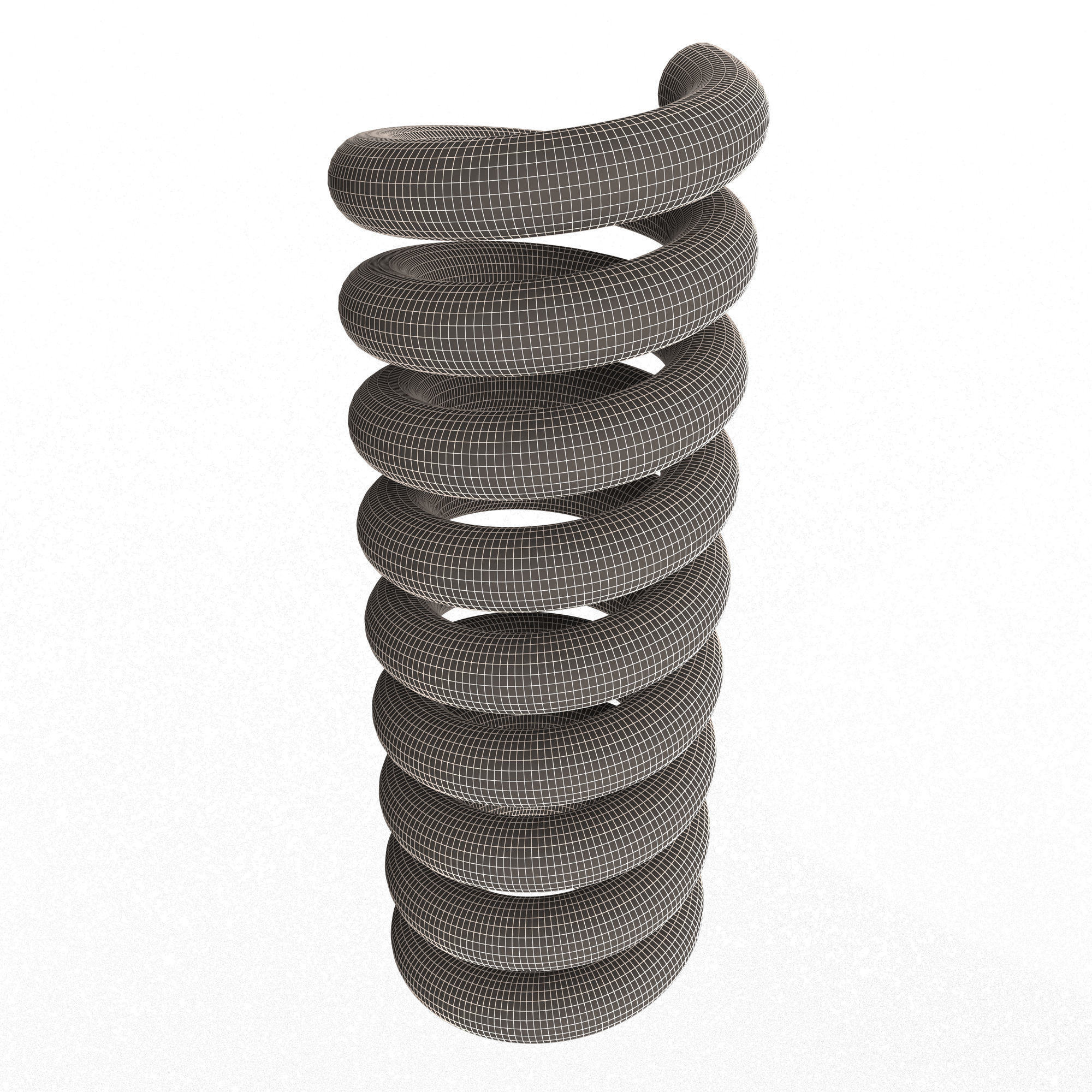 3D model Coil Spring VR / AR / low-poly | CGTrader