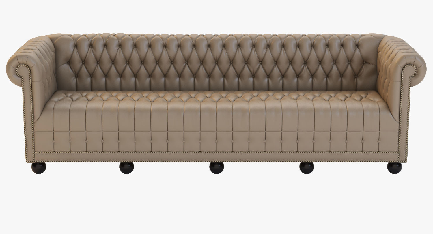 Modern Tufted Sofa 3D model | CGTrader
