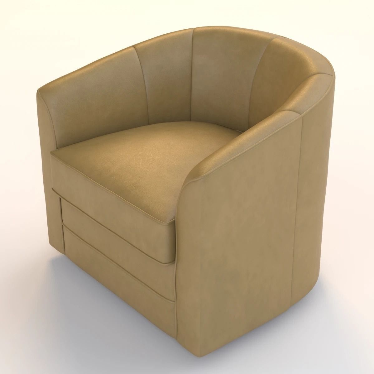 Milo Swivel Slipper Chair 3D model | CGTrader