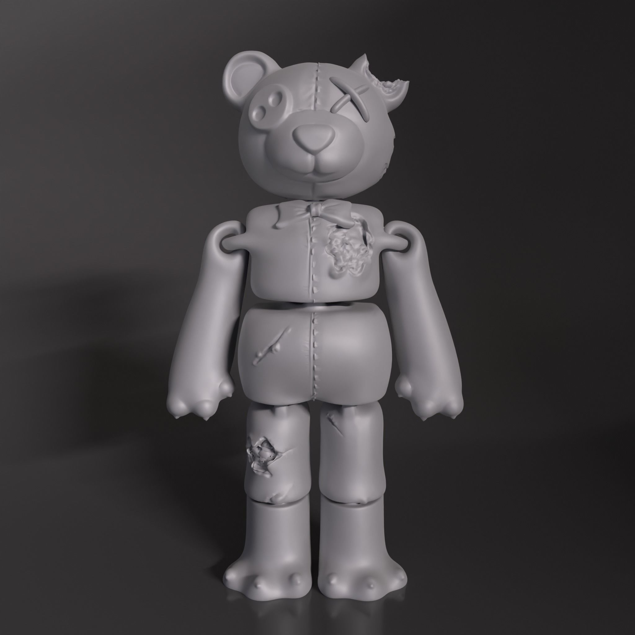 PRINT-IN-PLACE BEAR TOY free 3D model 3D printable | CGTrader