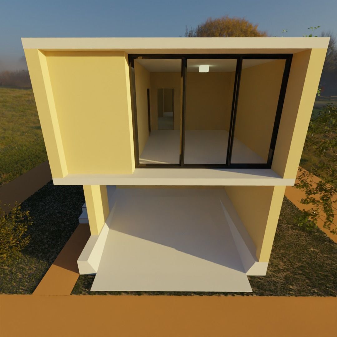 Modern 2 floor House-Exterior only 3D model | CGTrader