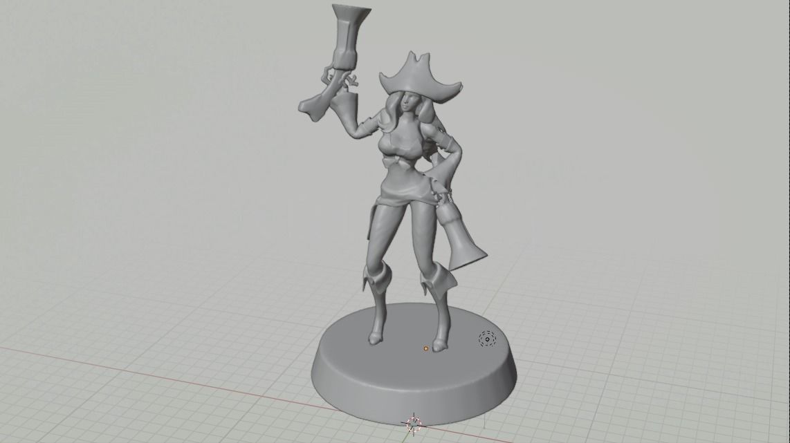 Miss Fortune 3D Model for print 3D model 3D printable | CGTrader
