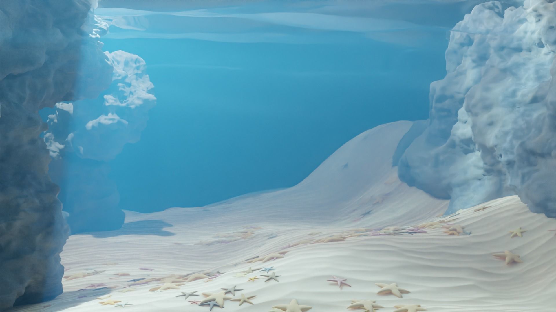 Ocean Environment 3D model animated | CGTrader