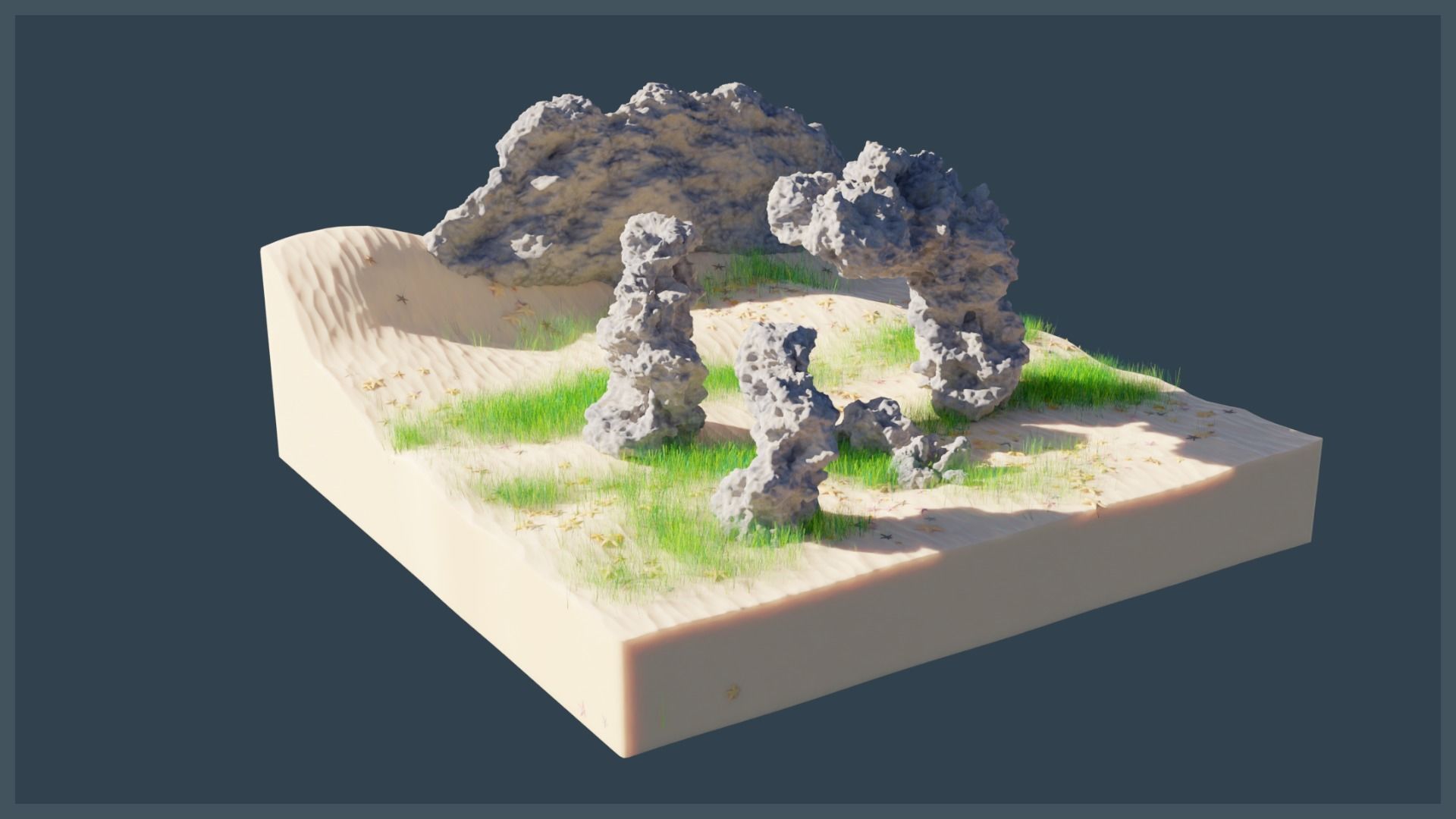 Ocean Environment 3D model animated | CGTrader