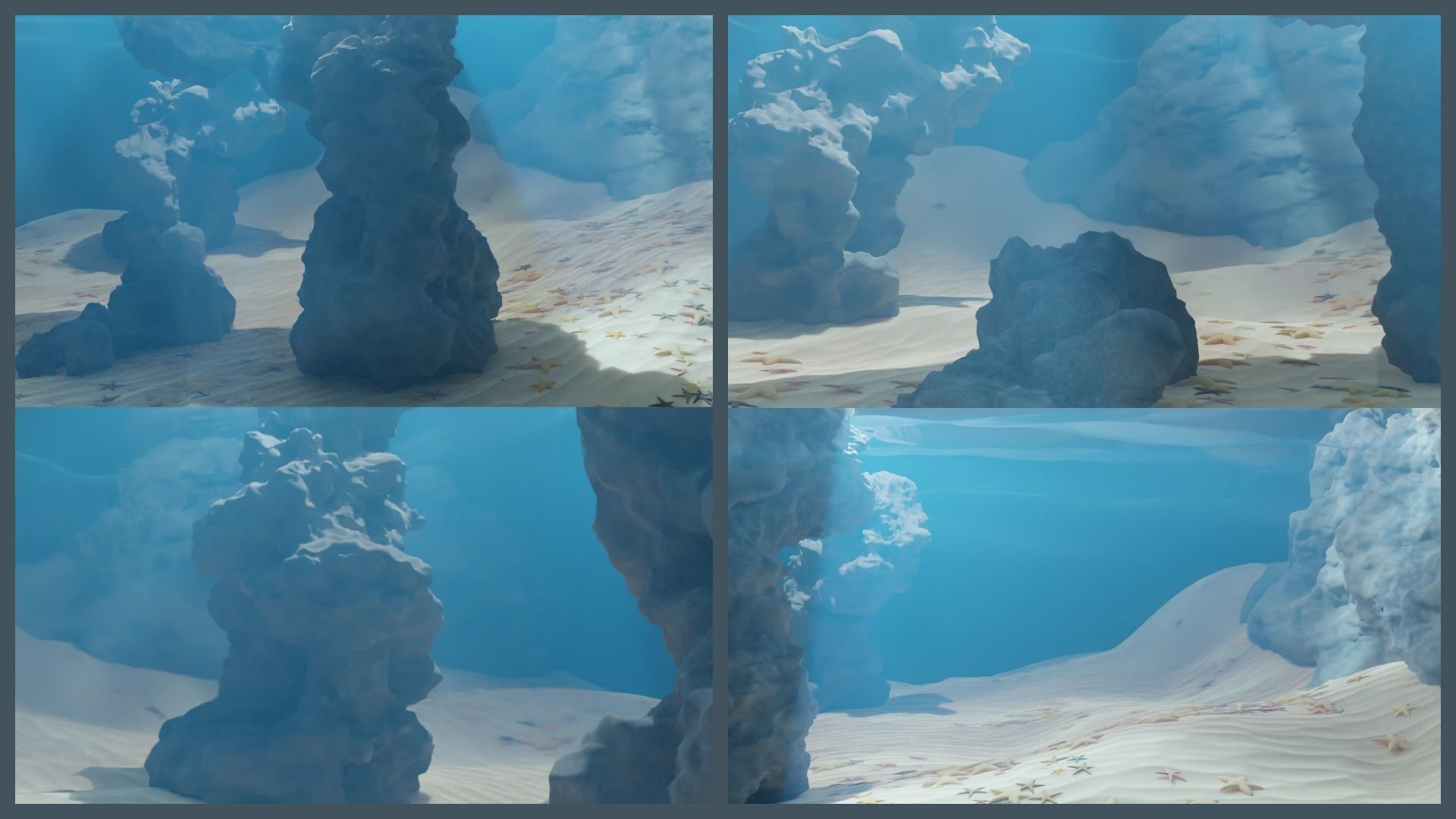 Ocean Environment 3D model animated | CGTrader