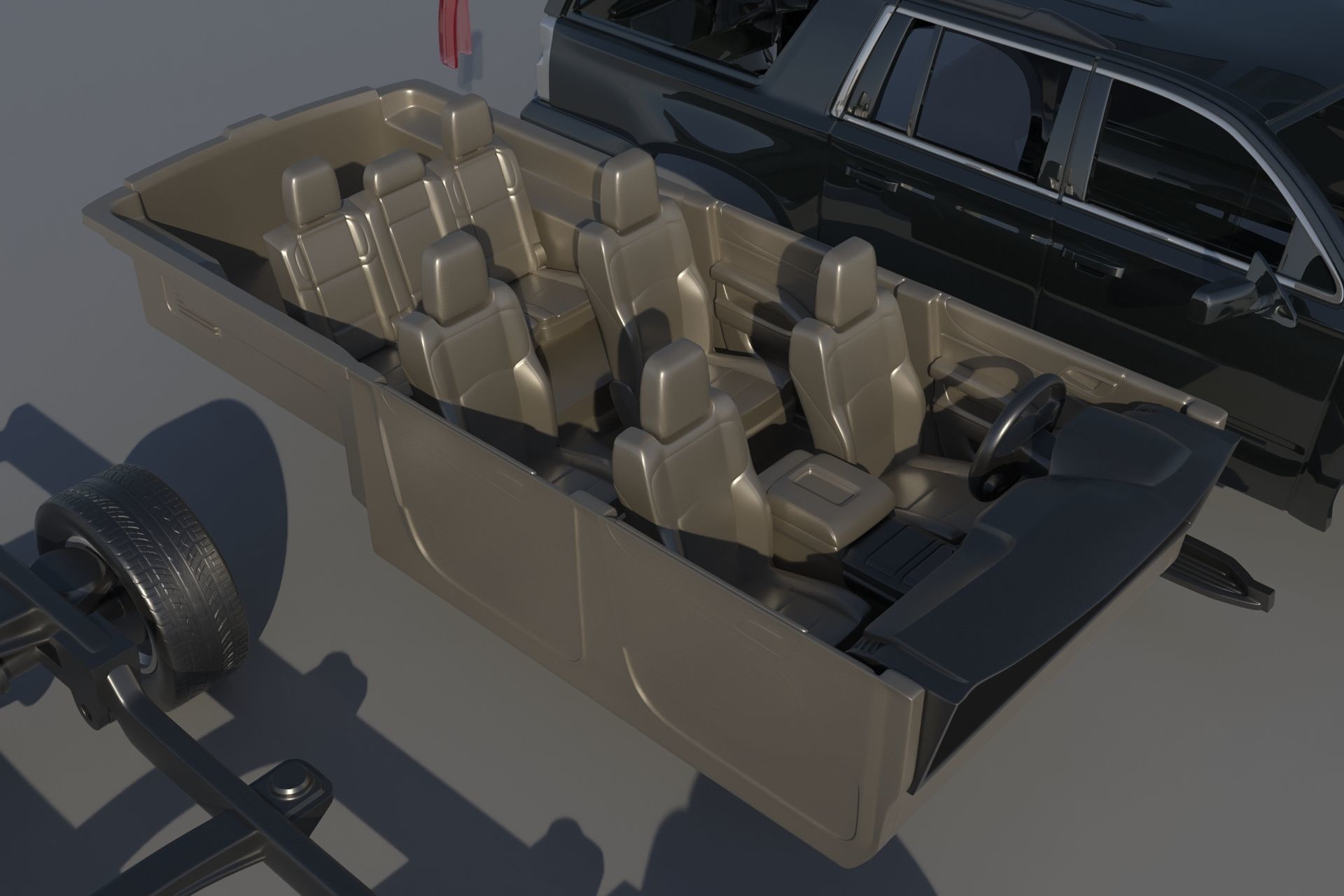 Chevrolet Suburban 12th Gen 3D model 3D printable | CGTrader