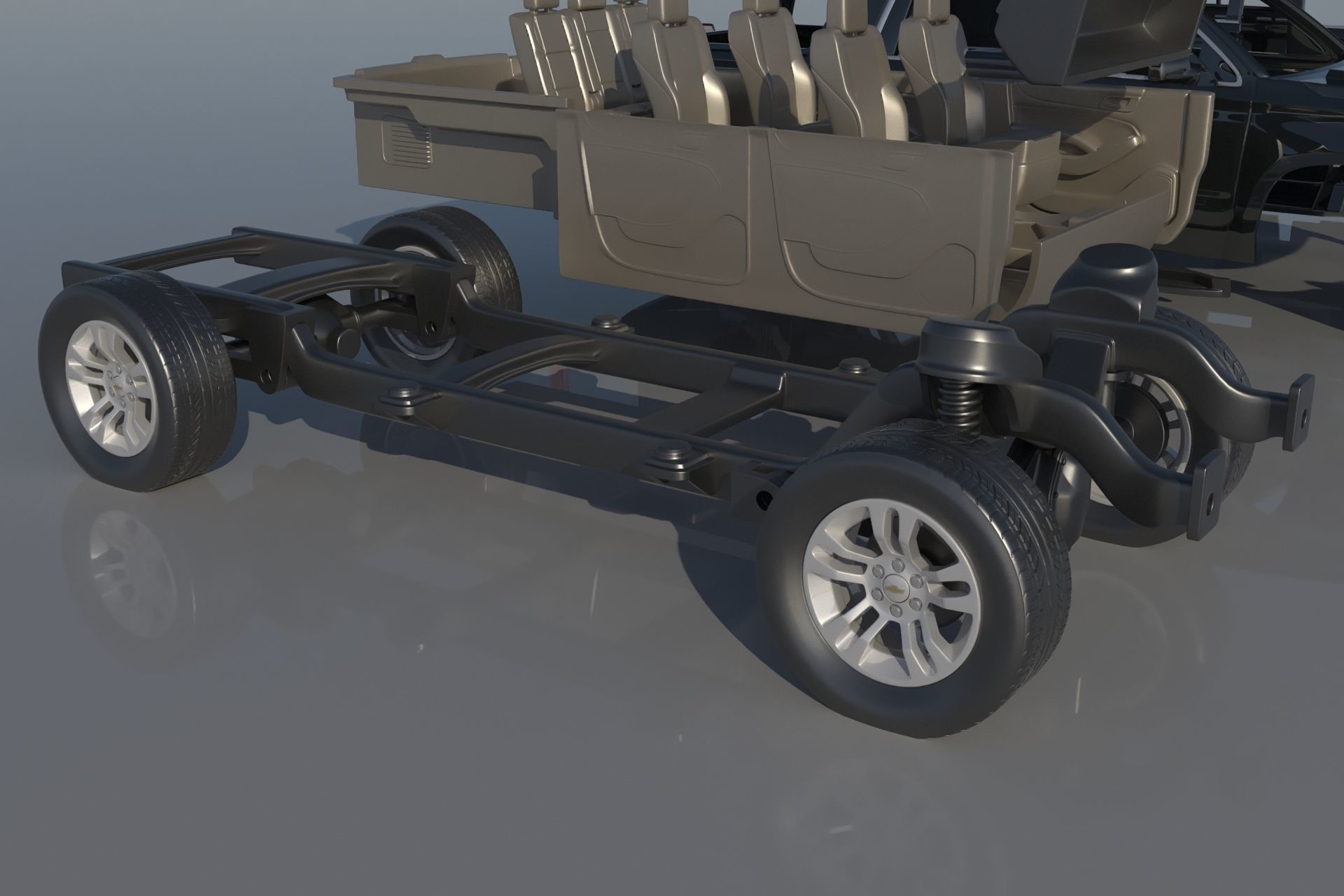 Chevrolet Suburban 12th Gen 3D model 3D printable | CGTrader