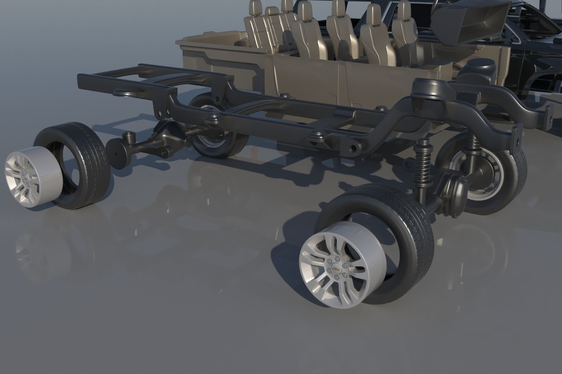 Chevrolet Suburban 12th Gen 3D model 3D printable | CGTrader