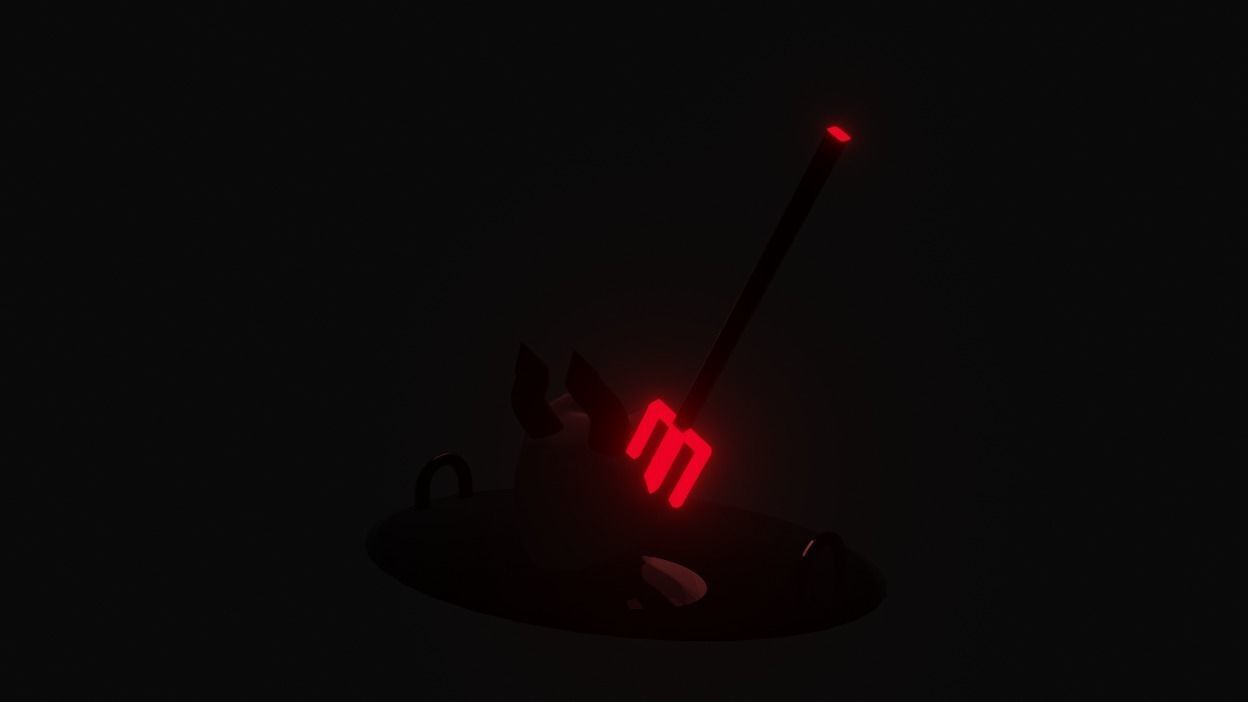 Demonic figure free 3D model | CGTrader