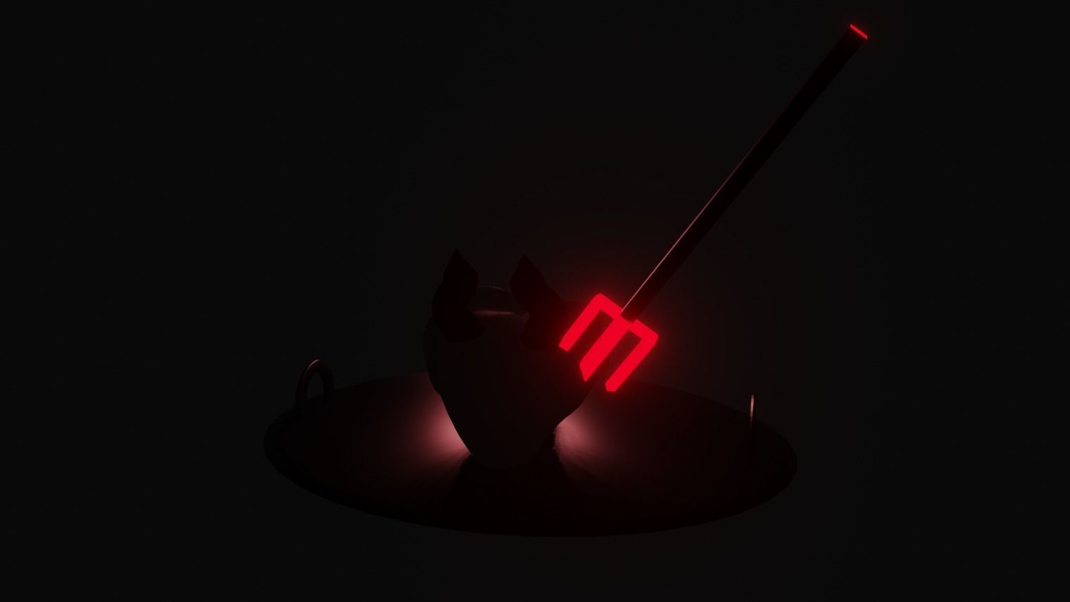 Demonic figure free 3D model | CGTrader