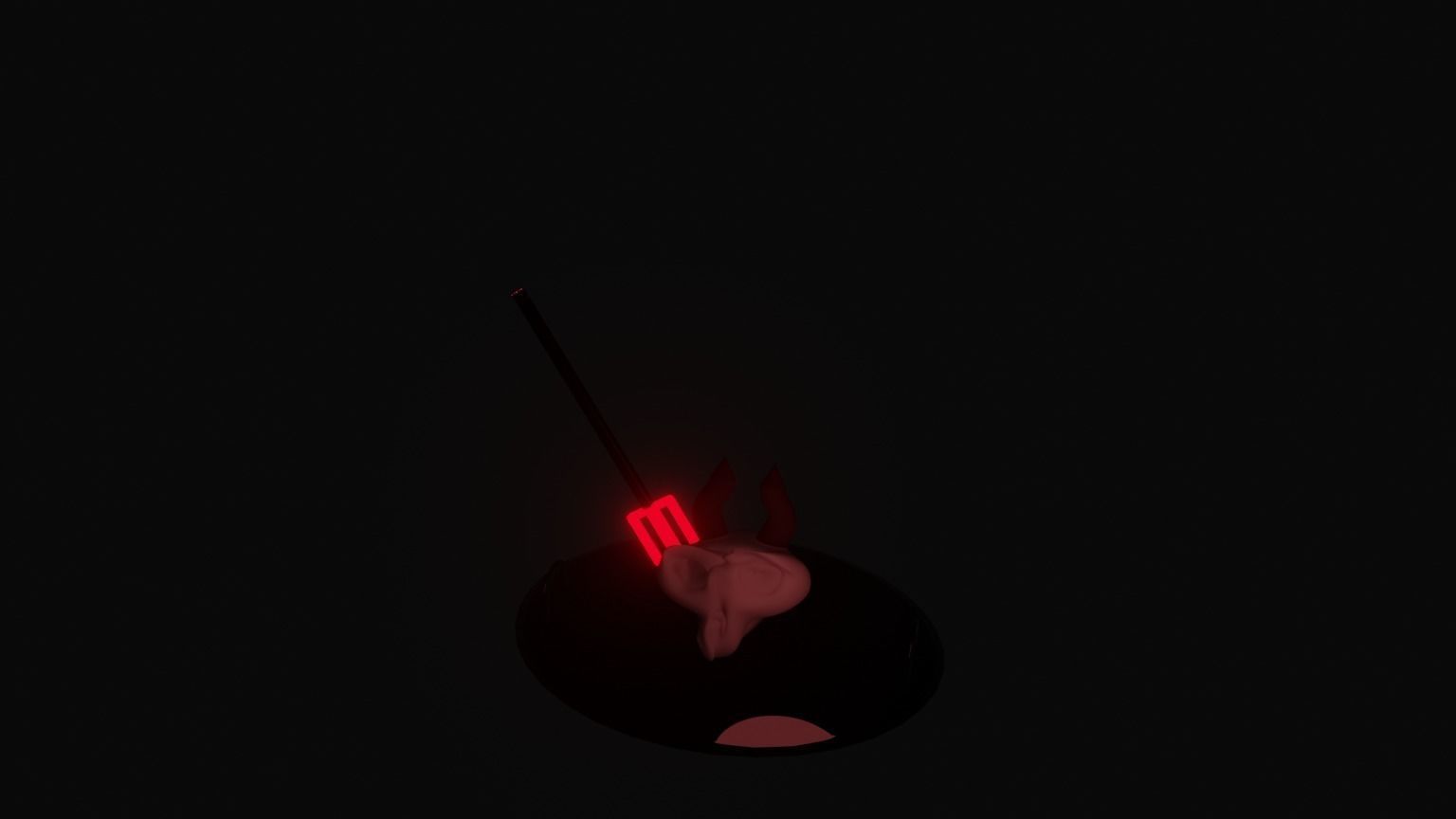 Demonic figure free 3D model | CGTrader