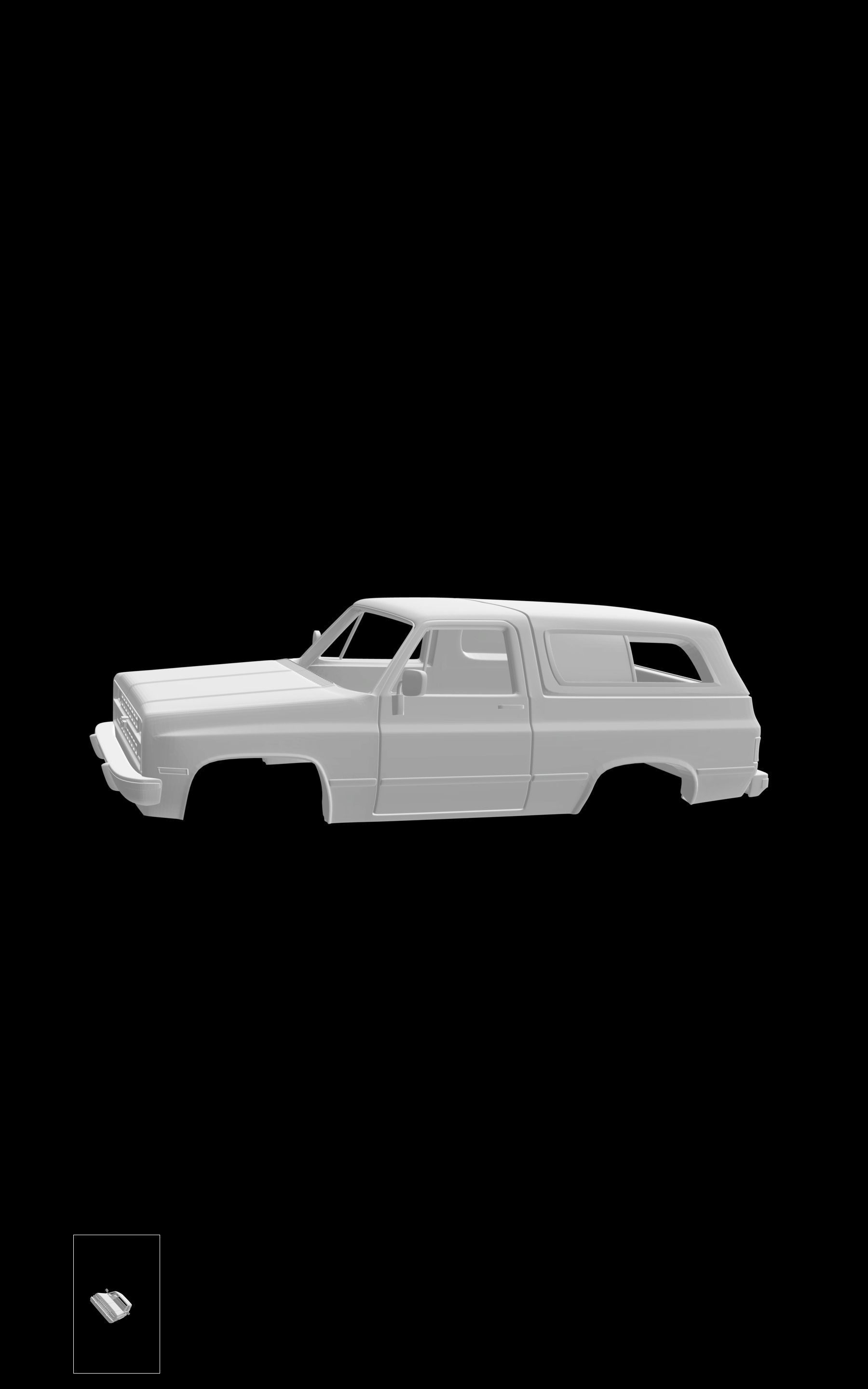 Chevrolet Blazer 1989 3D model 3D printable | CGTrader