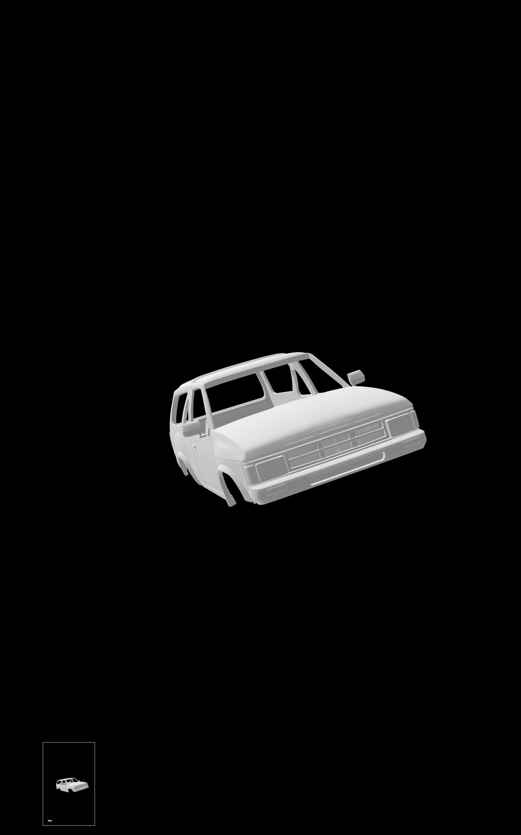 Nissan Pathfinder 1987 3D model 3D printable | CGTrader