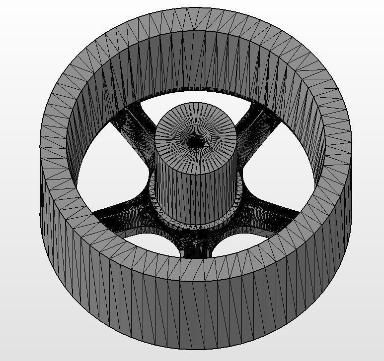 3D-printable wheels for scale model Nazca M12 3D model 3D printable ...