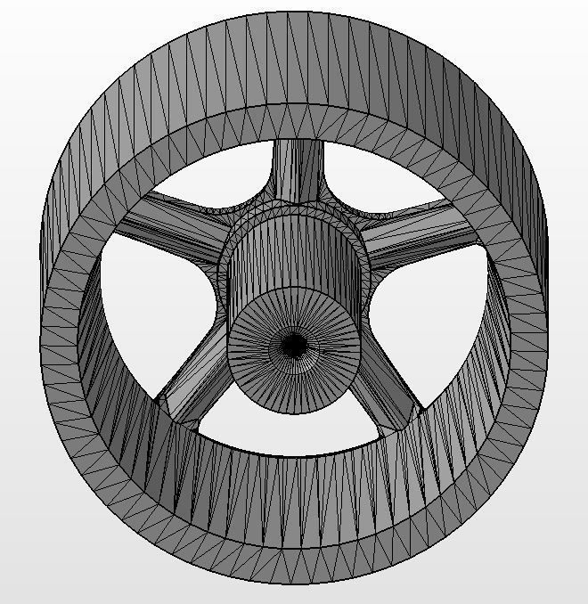 3D-printable wheels for scale model Nazca M12 3D model 3D printable ...