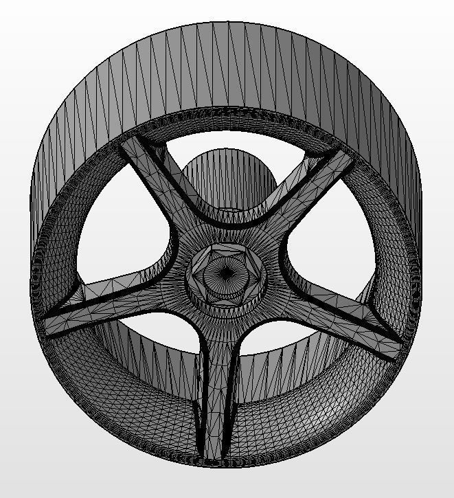 3D-printable wheels for scale model Nazca M12 3D model 3D printable ...