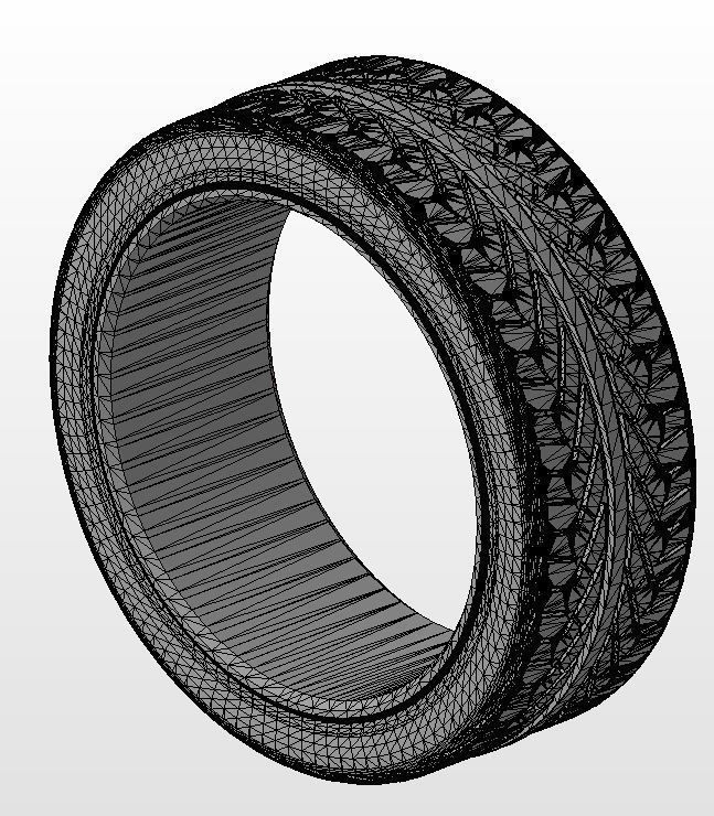 3D-printable wheels for scale model Nazca M12 3D model 3D printable ...