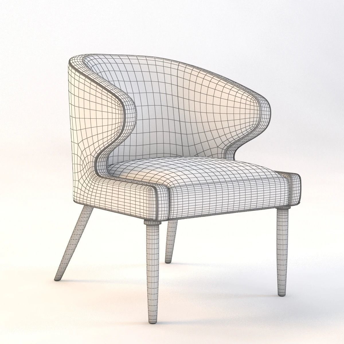 Lorae Arm Chair 3D model | CGTrader