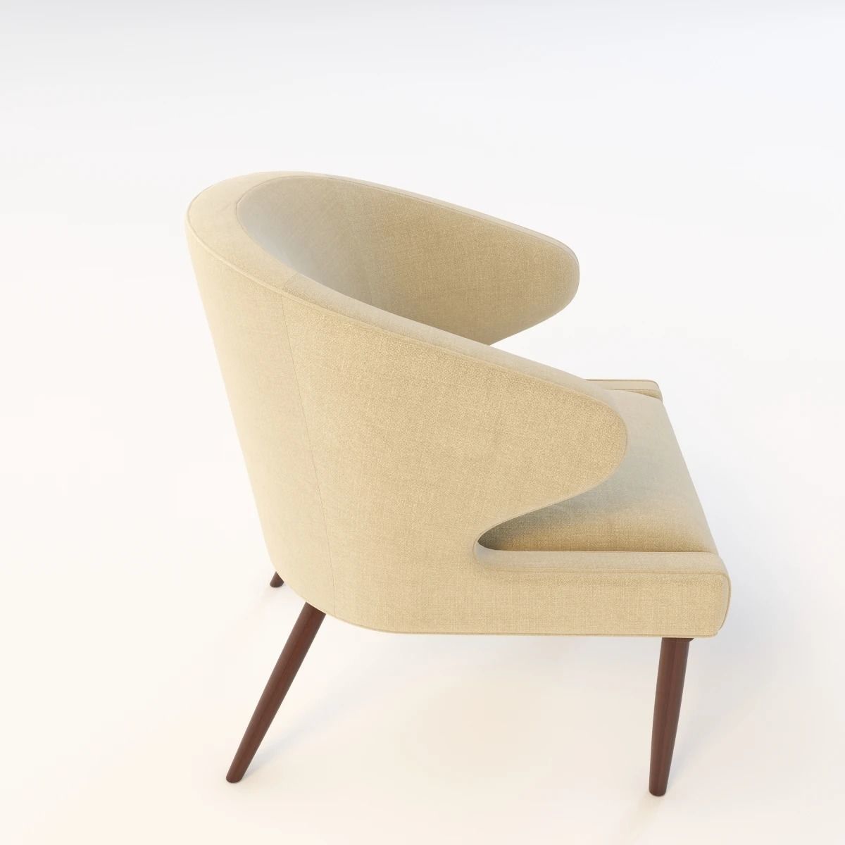 Lorae Arm Chair 3D model | CGTrader