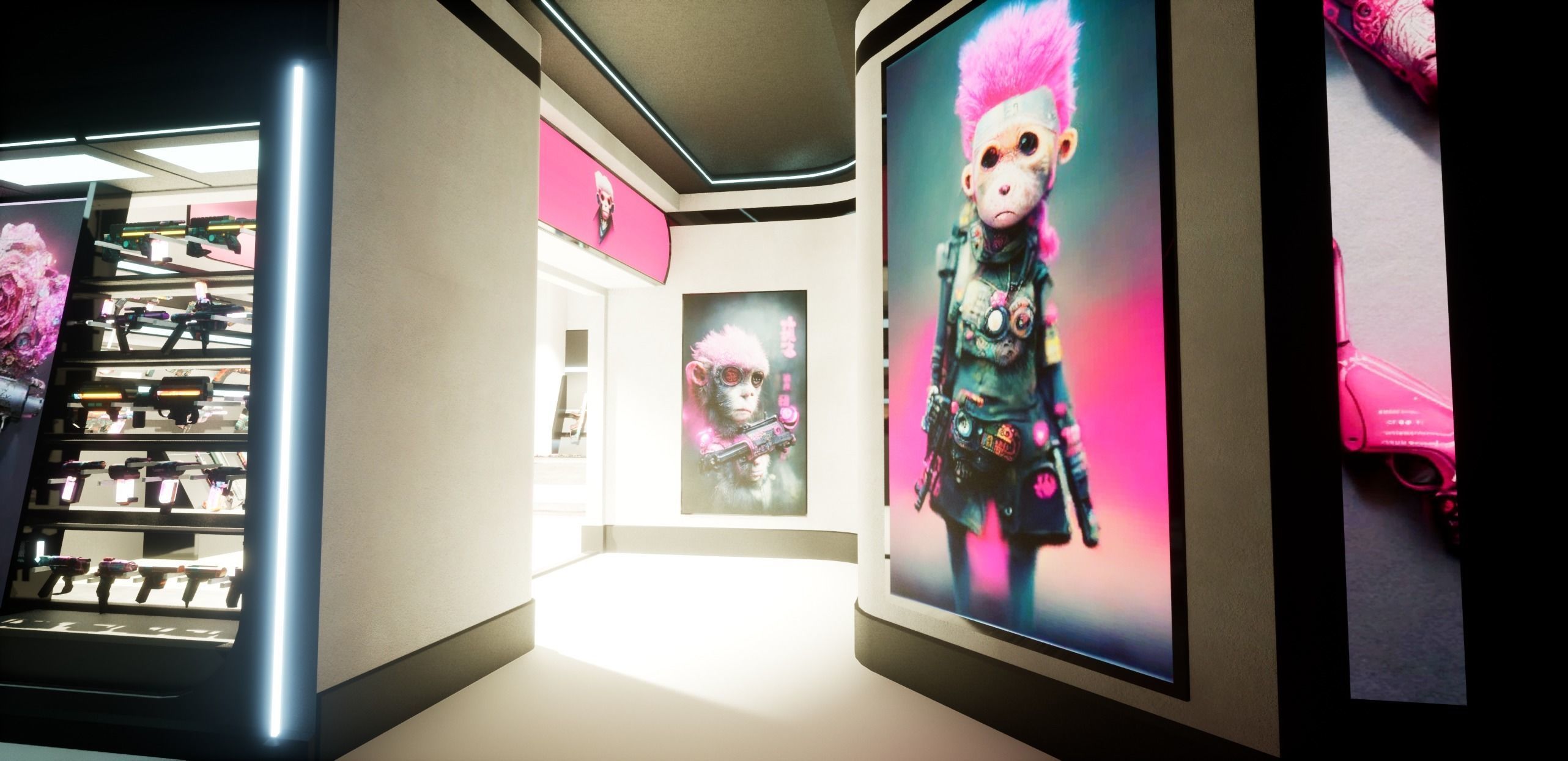 Cyberpunk Gun Shop 3D model | CGTrader