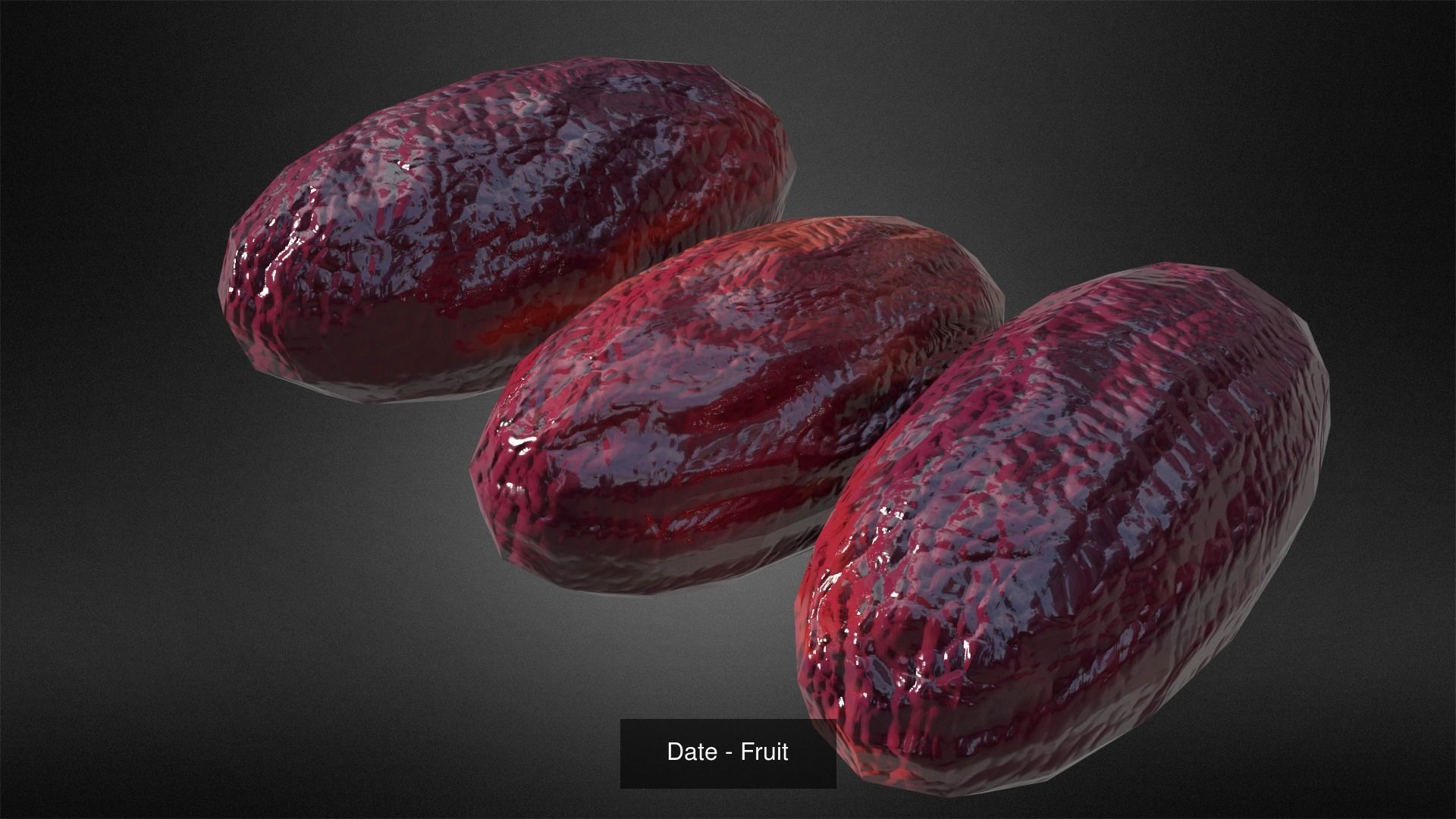 3D Model Collection 27 Fruits models 3D Lowpoly SuperPack VR / AR / low ...