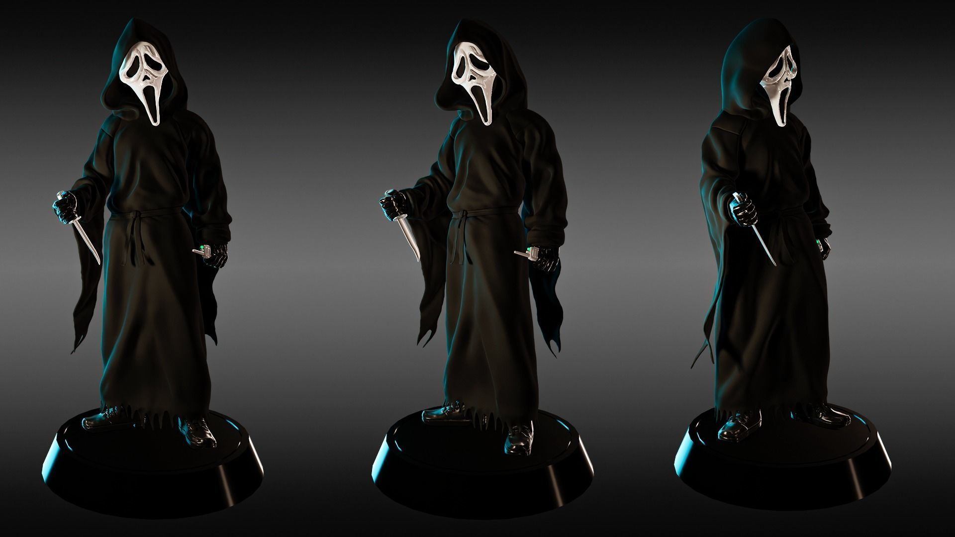 Ghostface - collectible 3D model 3D printable | CGTrader
