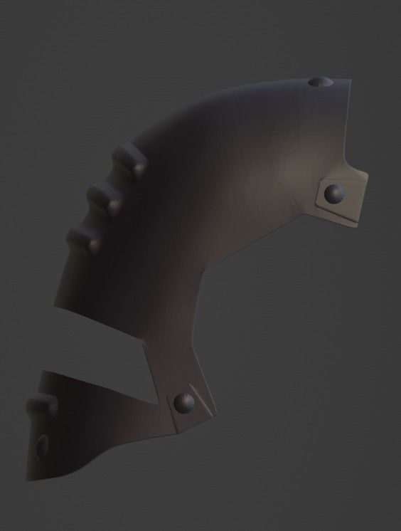 The Batman shoulder armor 3D model 3D printable | CGTrader