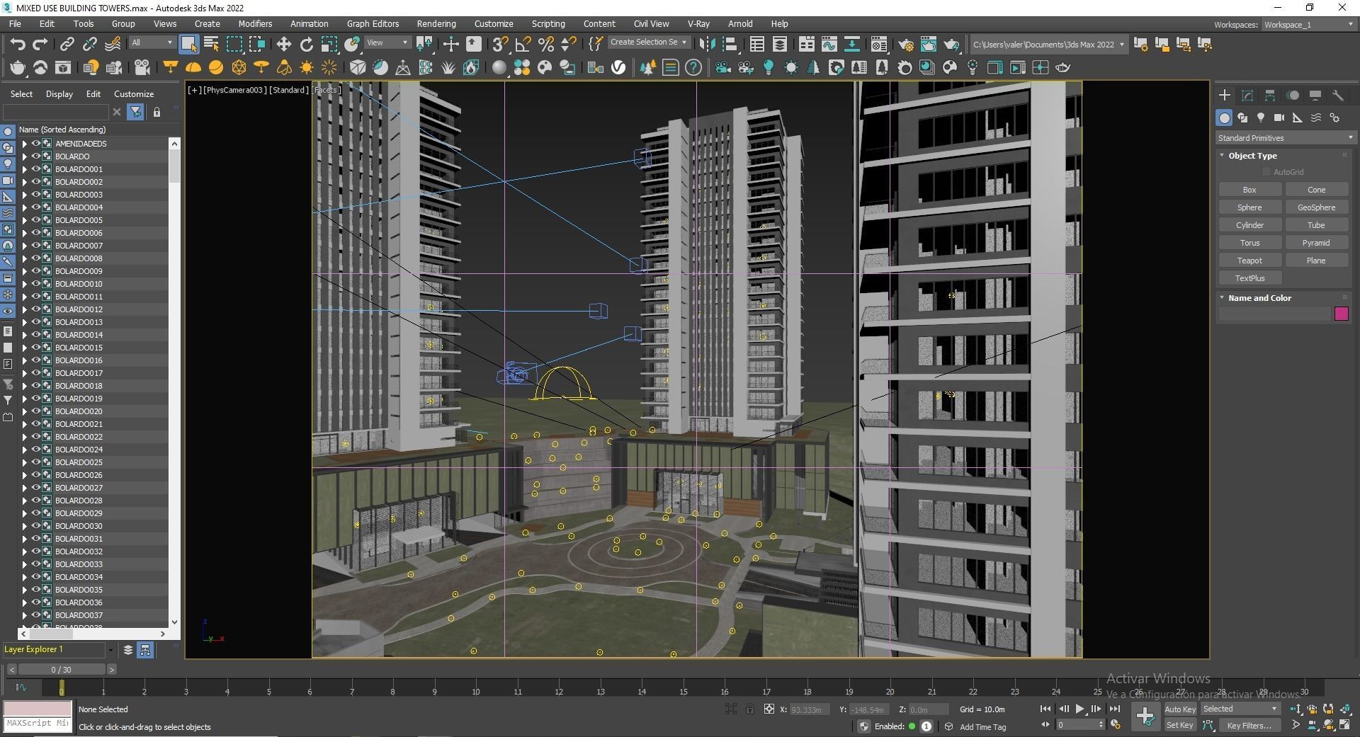 Mixed Use building towers 3D model | CGTrader