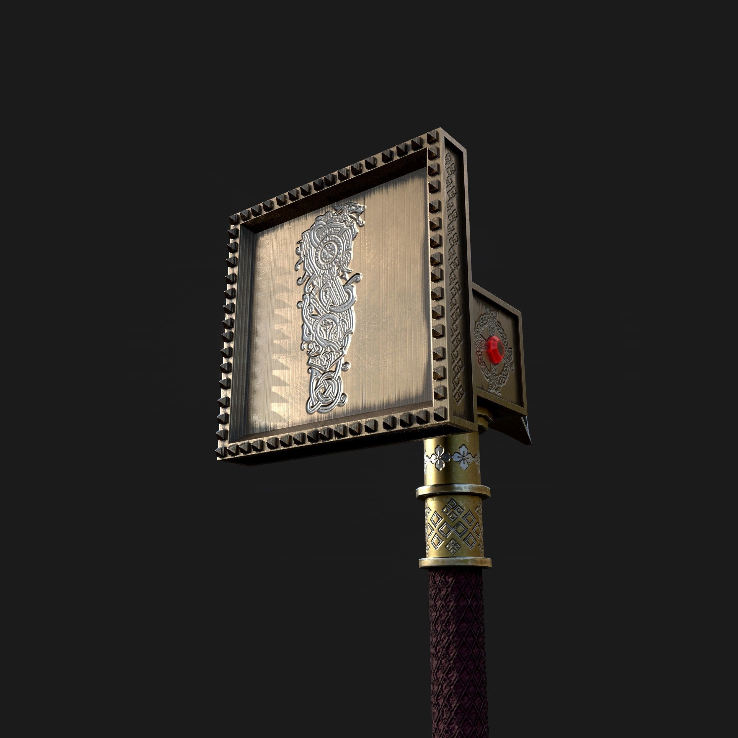 3D model Warhammer Ghal Maraz Lowpoly VR / AR / low-poly | CGTrader