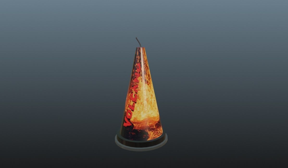 3D model Volcano firework VR / AR / low-poly | CGTrader