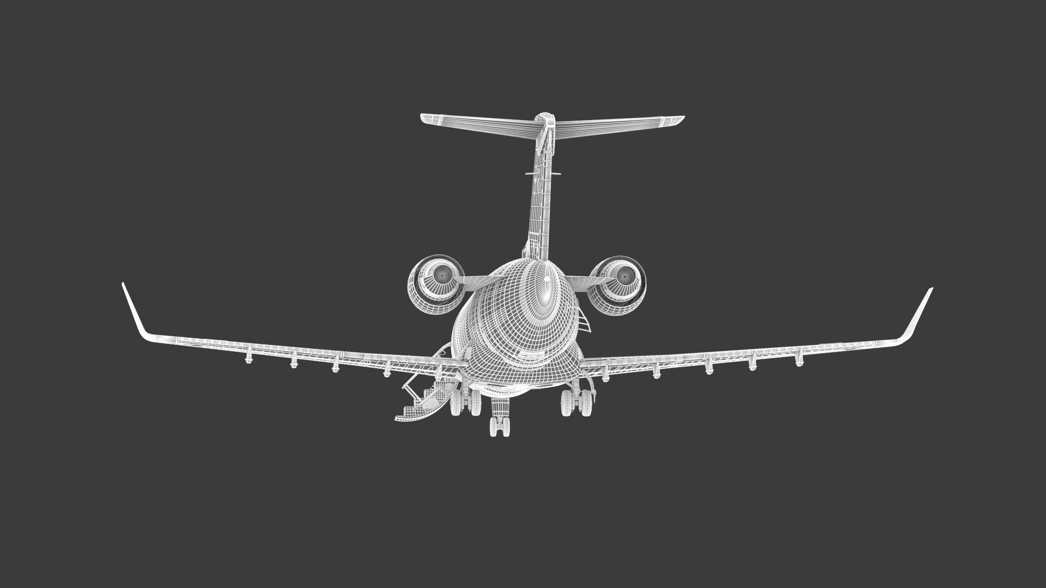 Bombardier Challenger 600 with Full Interior and Cockpit 3D model ...