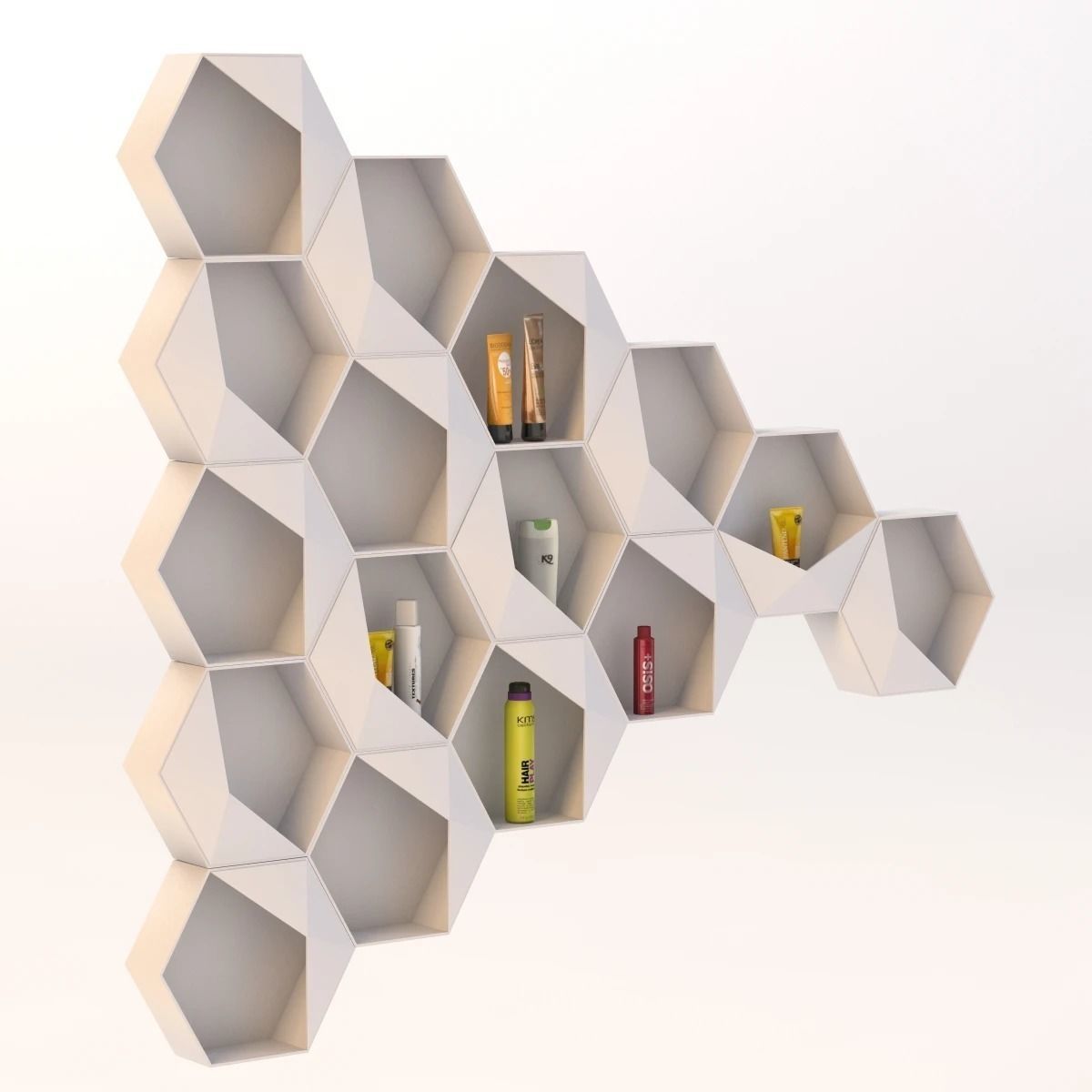 Sei Honeycomb Shelf 3D model | CGTrader