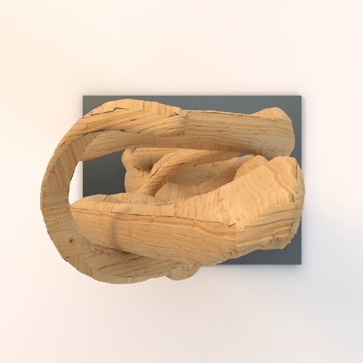 Sahta Maoli Wooden Sculpture 3D model | CGTrader