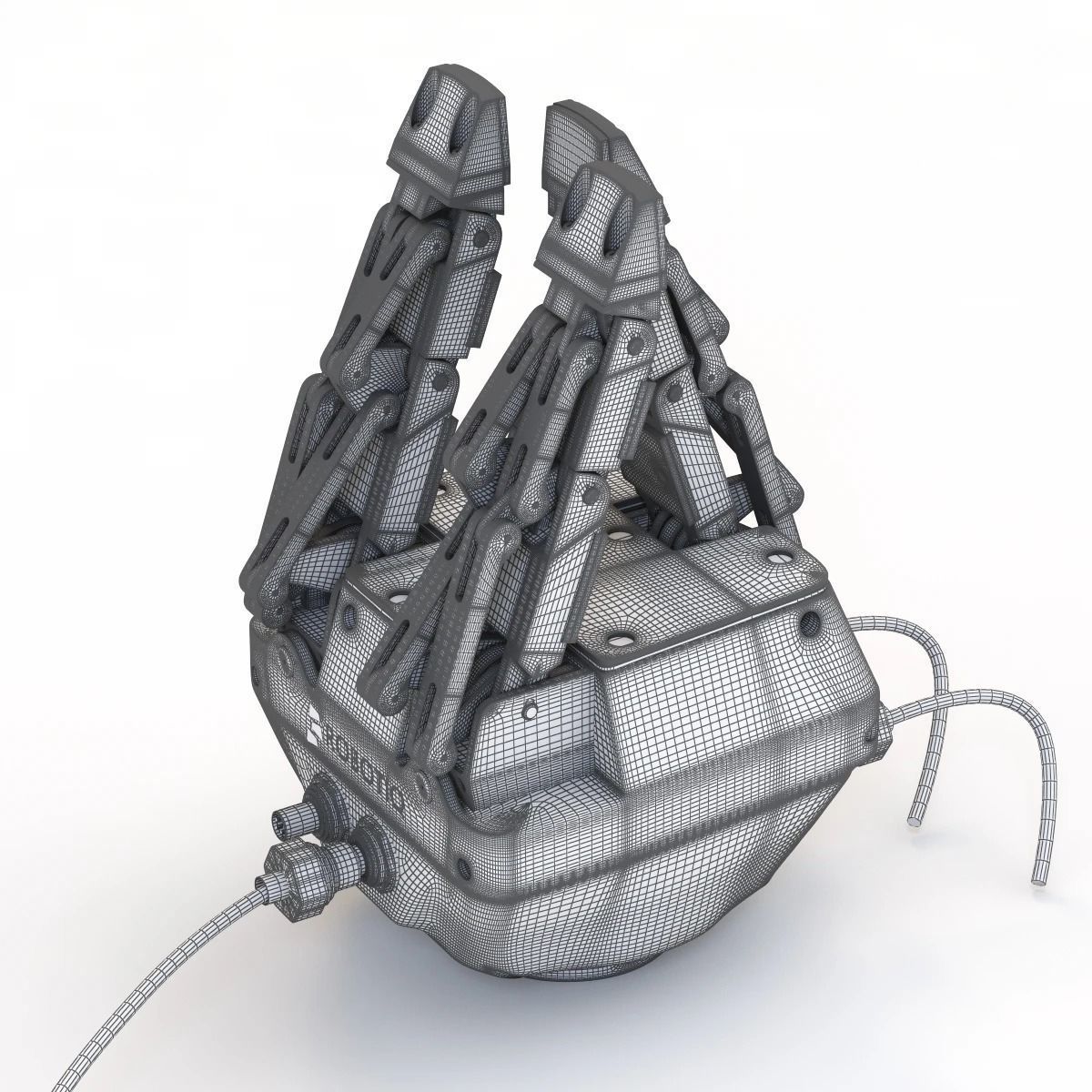 Robotiq 3 Finger Adaptive Gripper 3D model | CGTrader