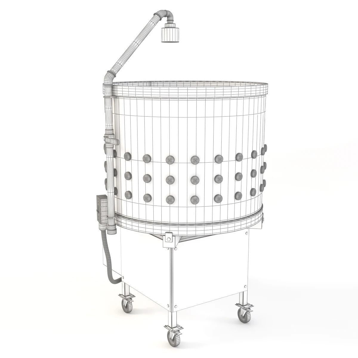 Poultry Plucker 3D model | CGTrader