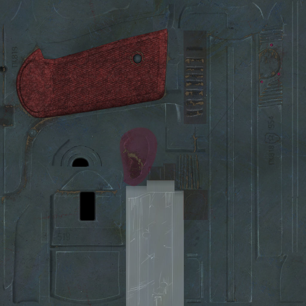 3D model USSR Stechkin Automatic Pistol - APS VR / AR / low-poly | CGTrader