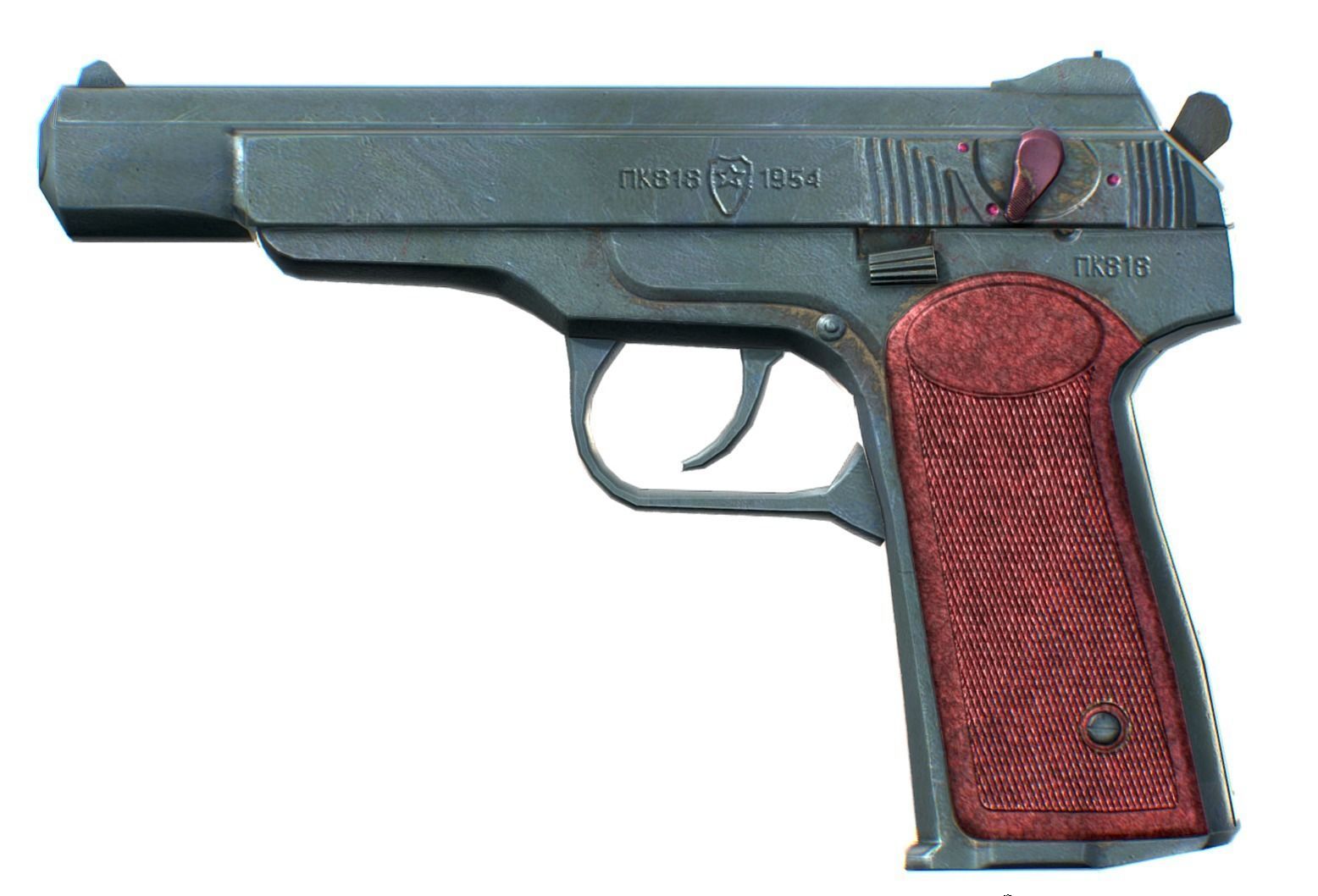 3D model USSR Stechkin Automatic Pistol - APS VR / AR / low-poly | CGTrader