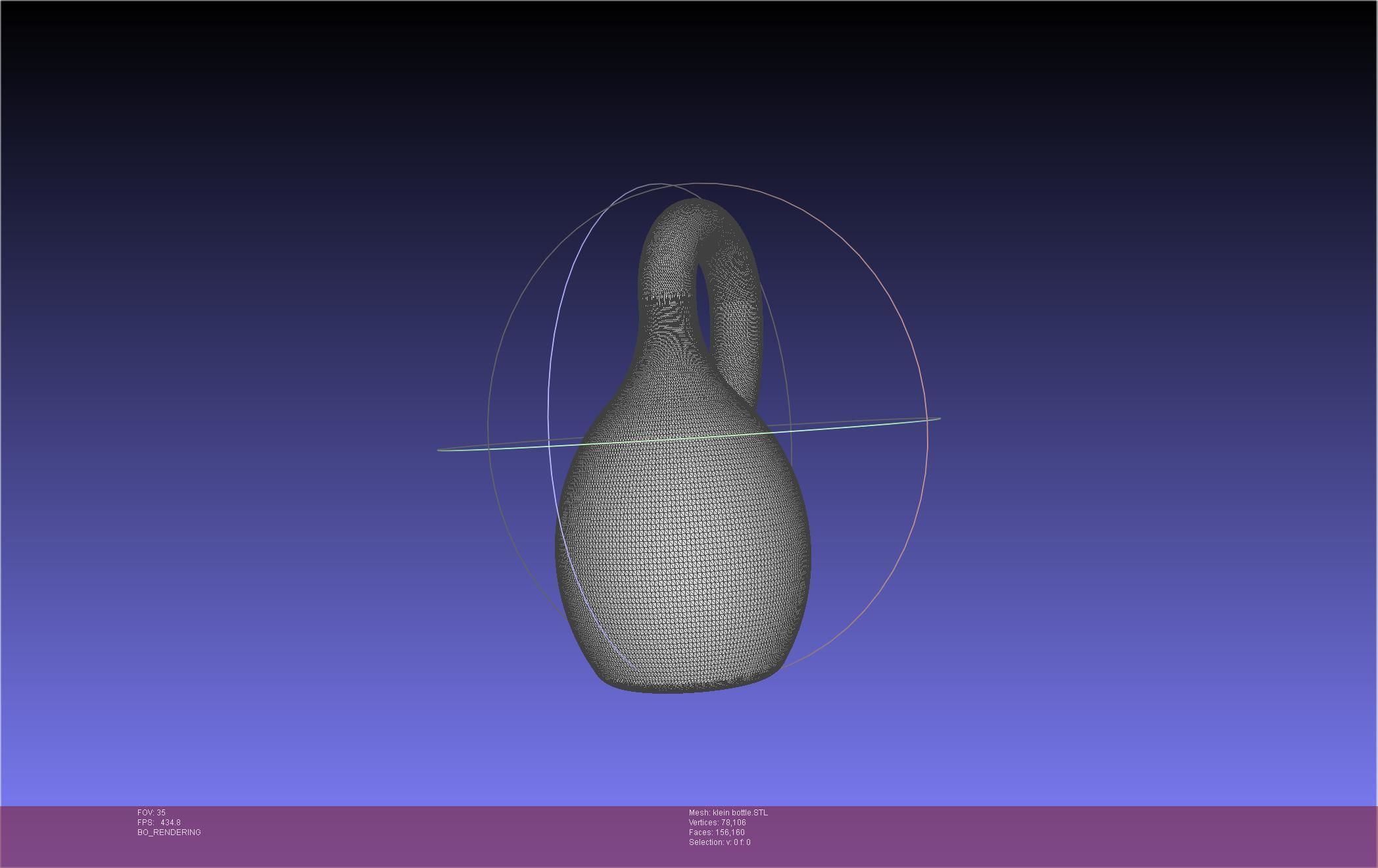 Basic Klein Bottle Printable Model 3D model 3D printable | CGTrader